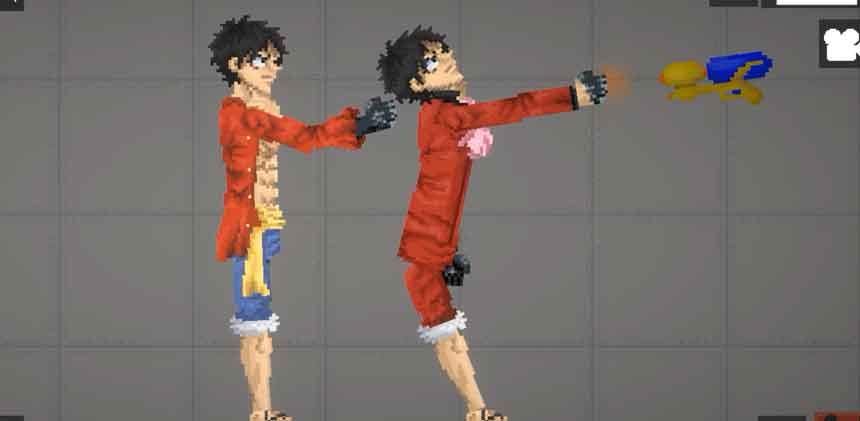 Luffy melon playground&Melon Sandbox Mods - Fruitmod