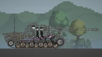 Panzer VII Lowe tank melon playground&Melon Sandbox Mods - Fruitmod